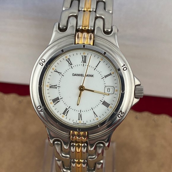 Daniel Mink | Accessories | Vintage 2 Tone Gold Designer Daniel Mink ...